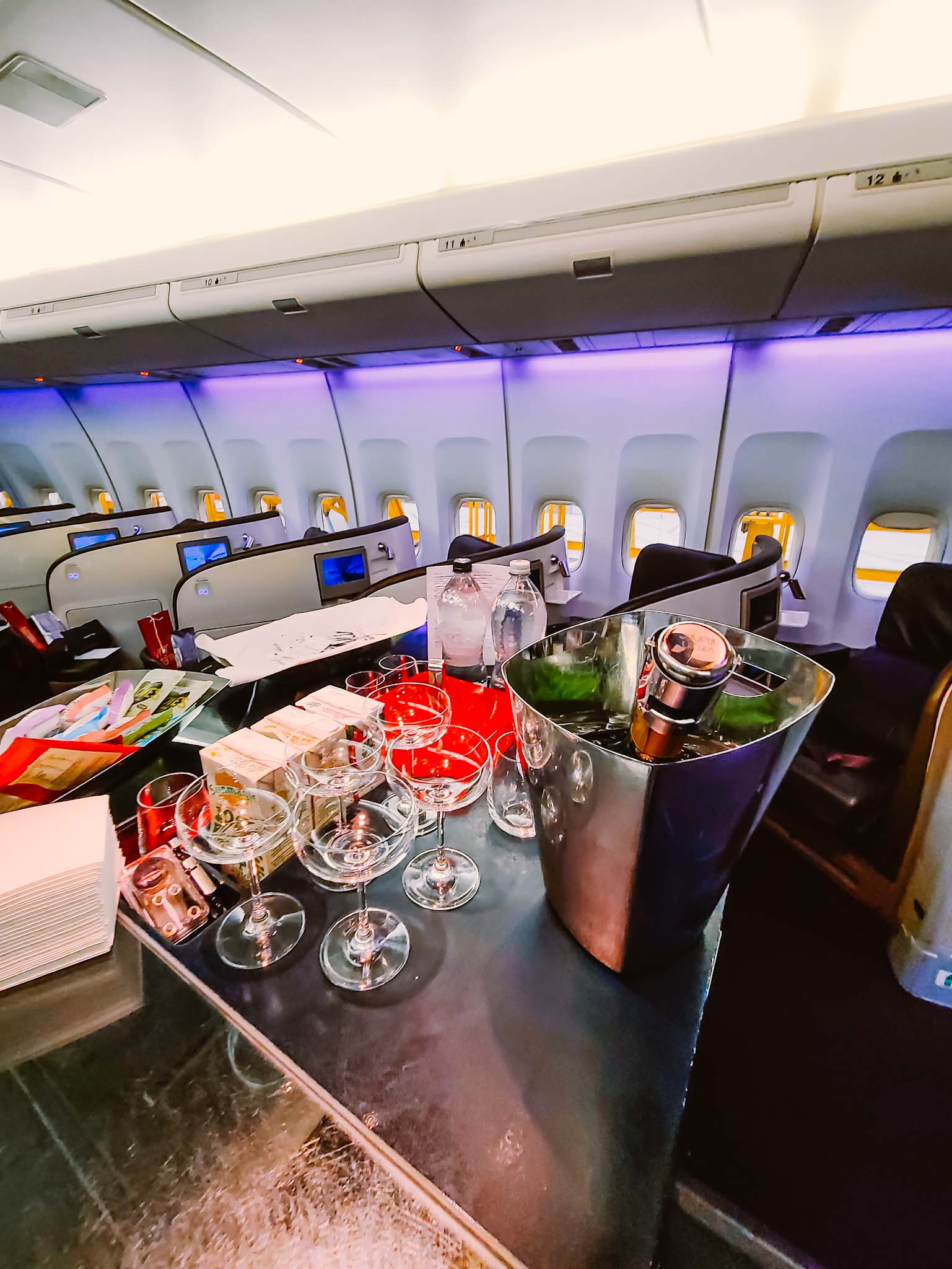 Virgin Atlantic First Class 747